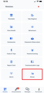 How to Book and Pay For Dinners in the New Teacher App – Bromcom ...