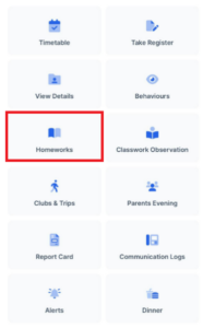 How to use Homework in the New Teacher App – Bromcom – Documentation Centre