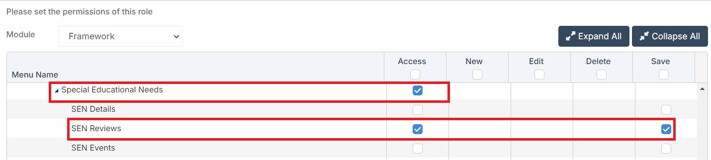 How to record a SEN Review – Bromcom – Documentation Centre