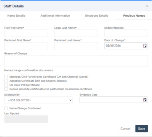 How to locate items in the Staff Profile – Bromcom – Documentation Centre