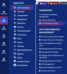 How to Use Admissions Policies – Bromcom – Documentation Centre