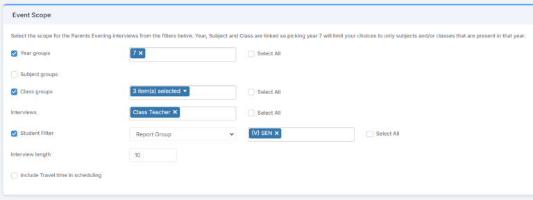 How to Create a Parents Evening – Bromcom – Documentation Centre