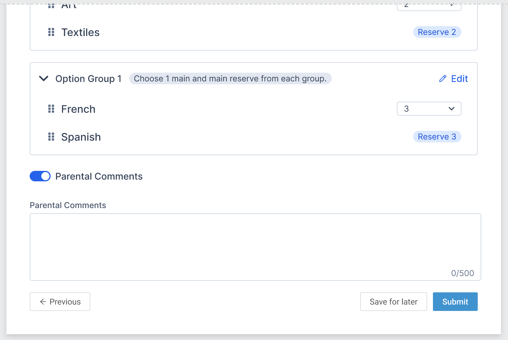 How to use the Options Setup page – Bromcom – Documentation Centre