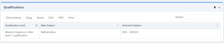 How to add NASENCO Qualification for SENCO Staff – Bromcom ...