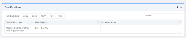 How to add NASENCO Qualification for SENCO Staff – Bromcom ...