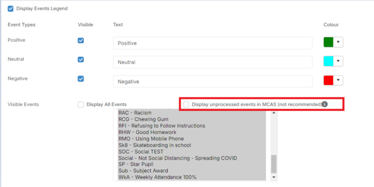 How to Use Require Record Review for Behaviour Events. – Bromcom – Documentation Centre