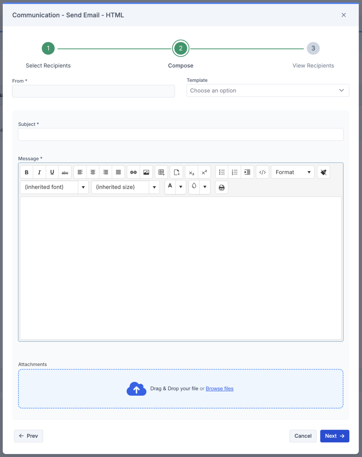 How to send Email and SMS messages from the External Contacts List in ...