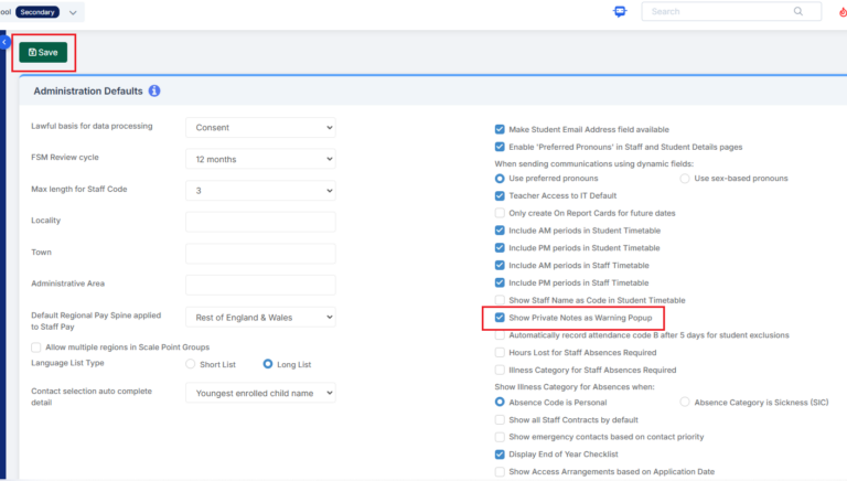 How to use Quick Icons on Student Record – Bromcom – Documentation Centre