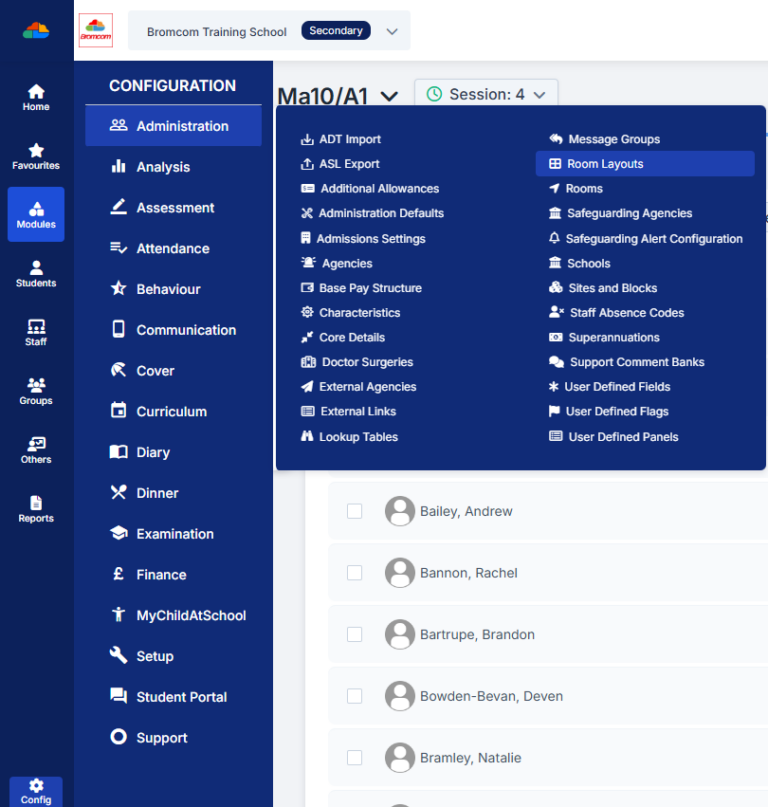 How To Create Room Layout Templates for Seating – Bromcom ...