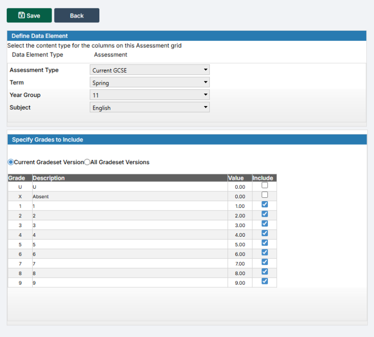 How to Create Assessment Grids – Bromcom – Documentation Centre
