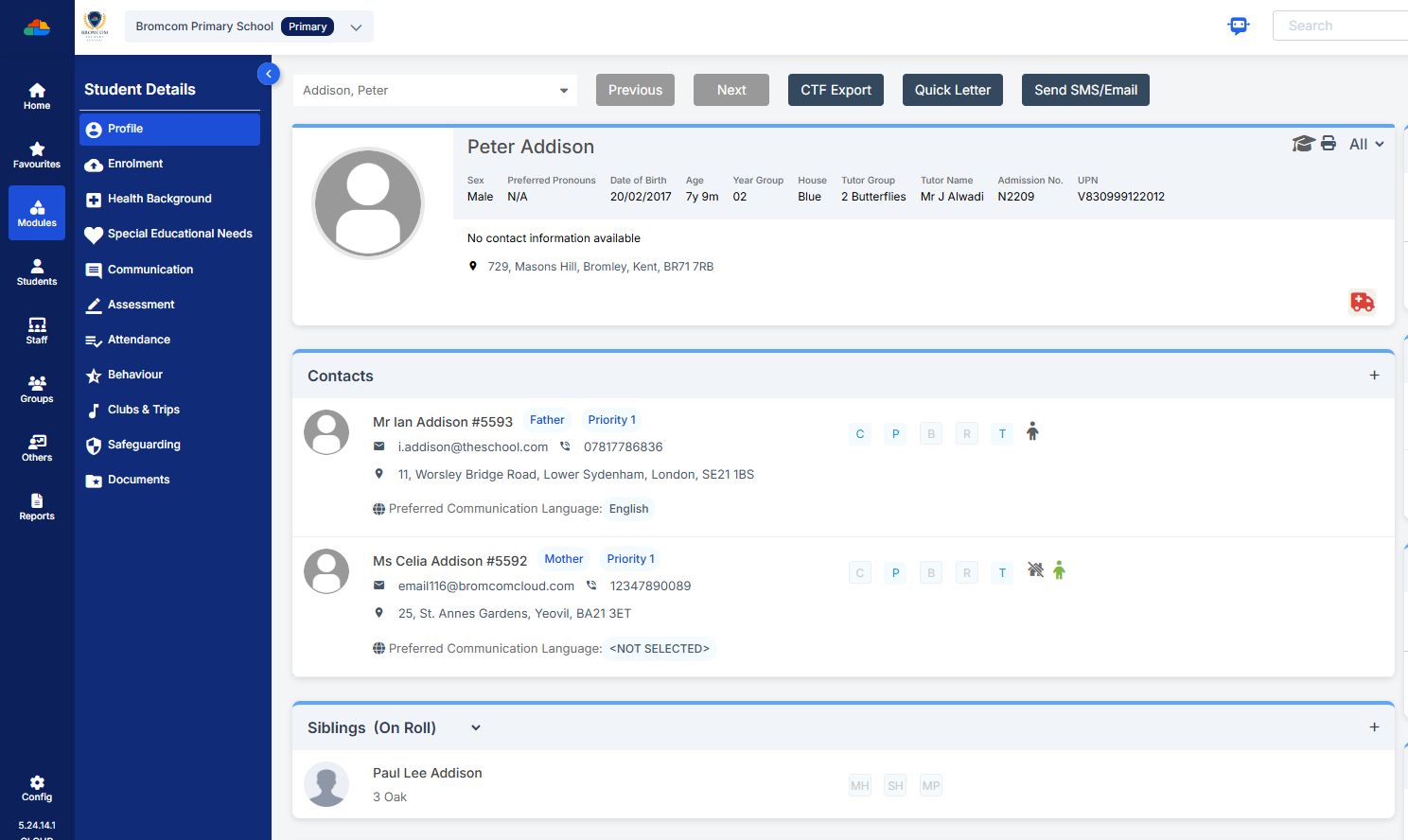 How to Access the Student List and Student Details – Bromcom ...