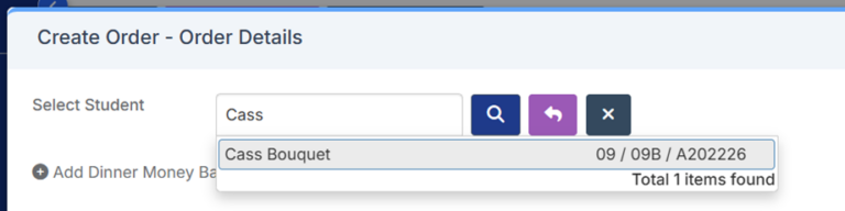 How to Create and Pay Orders (for MCAS Administrators) – Bromcom ...