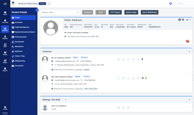 How to Access the Student List and Student Details – Bromcom ...