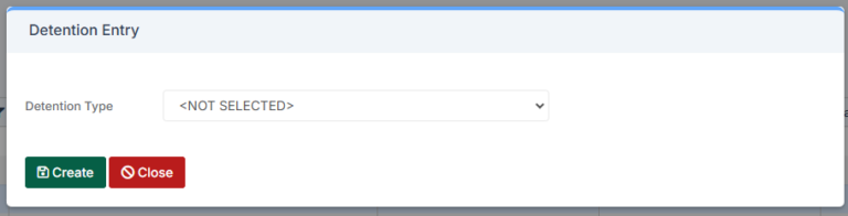 How to Create a Detention – Bromcom – Documentation Centre