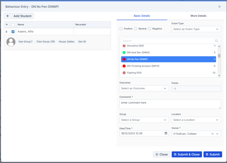 How to Set Up and Use Detentions – Bromcom – Documentation Centre
