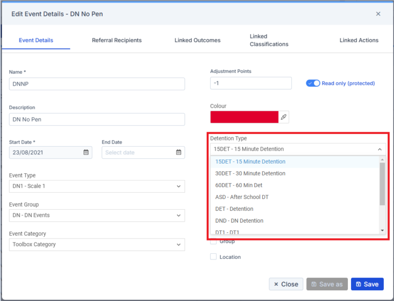 How to Set Up and Use Detentions – Bromcom – Documentation Centre