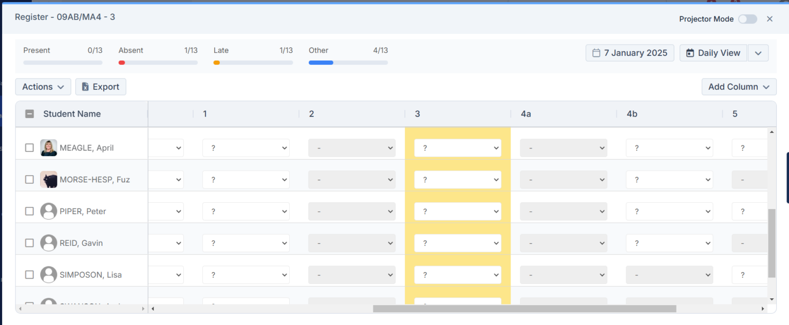 How To Take a Register on the New Teacher Dashboard – Bromcom ...