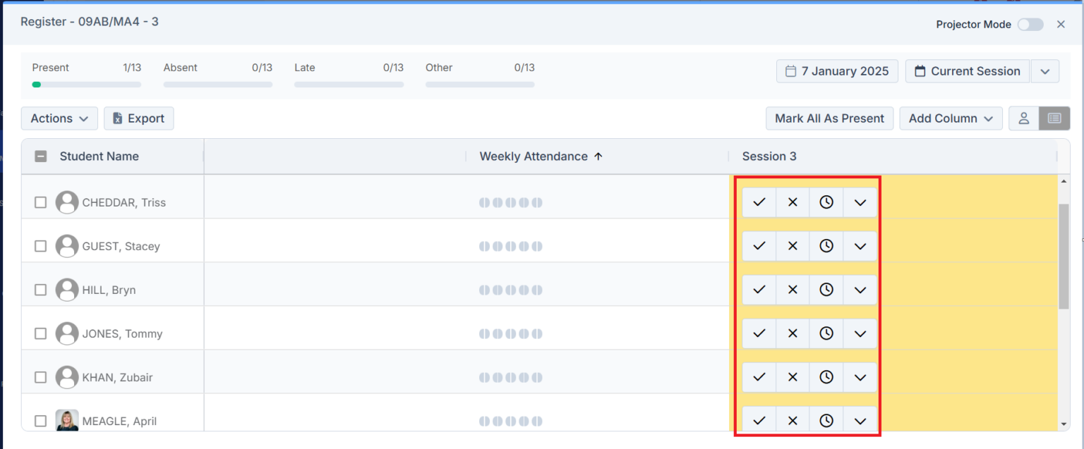 How To Take a Register on the New Teacher Dashboard – Bromcom ...