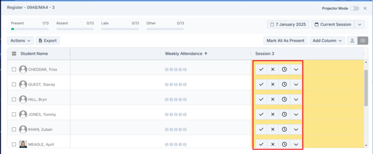 How To Take a Register on the New Teacher Dashboard – Bromcom ...