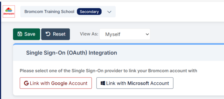 Single Sign-on Quick Guide – Bromcom – Documentation Centre