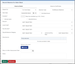 How to Record Staff Absence – Bromcom – Documentation Centre