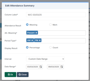 How to Create an Attendance Report with RAG Status’ – Bromcom – Documentation Centre