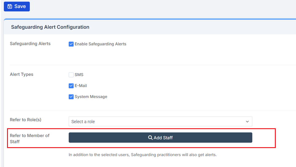 How to Setup Safeguarding Alerts – Bromcom – Documentation Centre