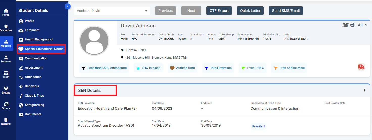 England School Census Error 2310 – Bromcom – Documentation Centre