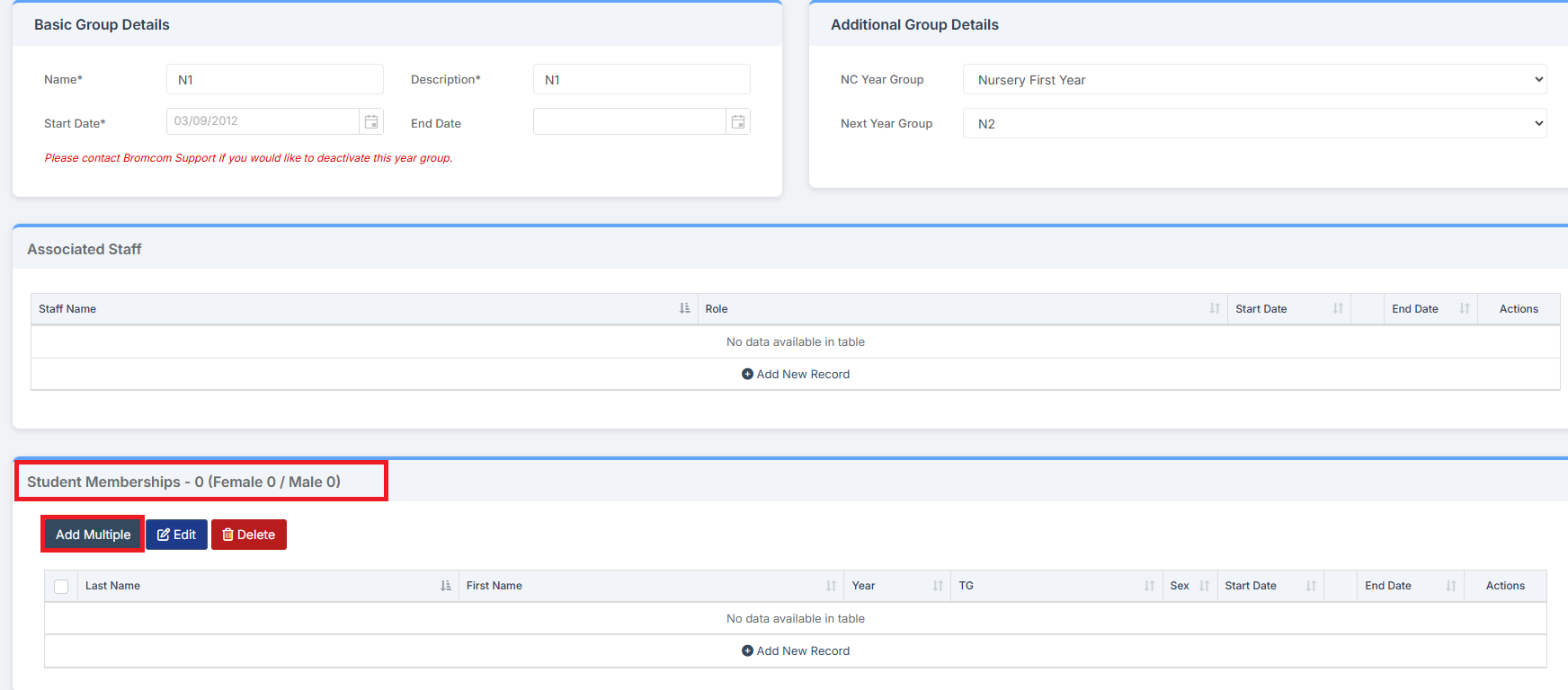 How To Add Students To Year Groups Using The Groups Module – Bromcom – Documentation Centre