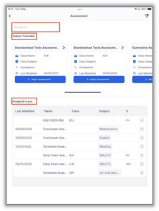 How to use Assessment in the new Teacher App – Bromcom – Documentation Centre