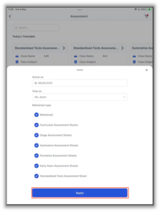 How to use Assessment in the new Teacher App – Bromcom – Documentation Centre