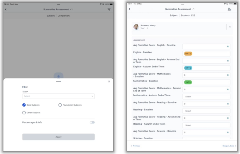 How to use Assessment in the new Teacher App – Bromcom – Documentation ...