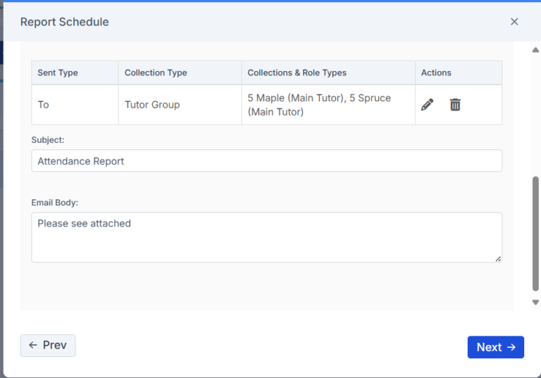 How to Schedule a Quick Report via Email – Bromcom – Documentation Centre