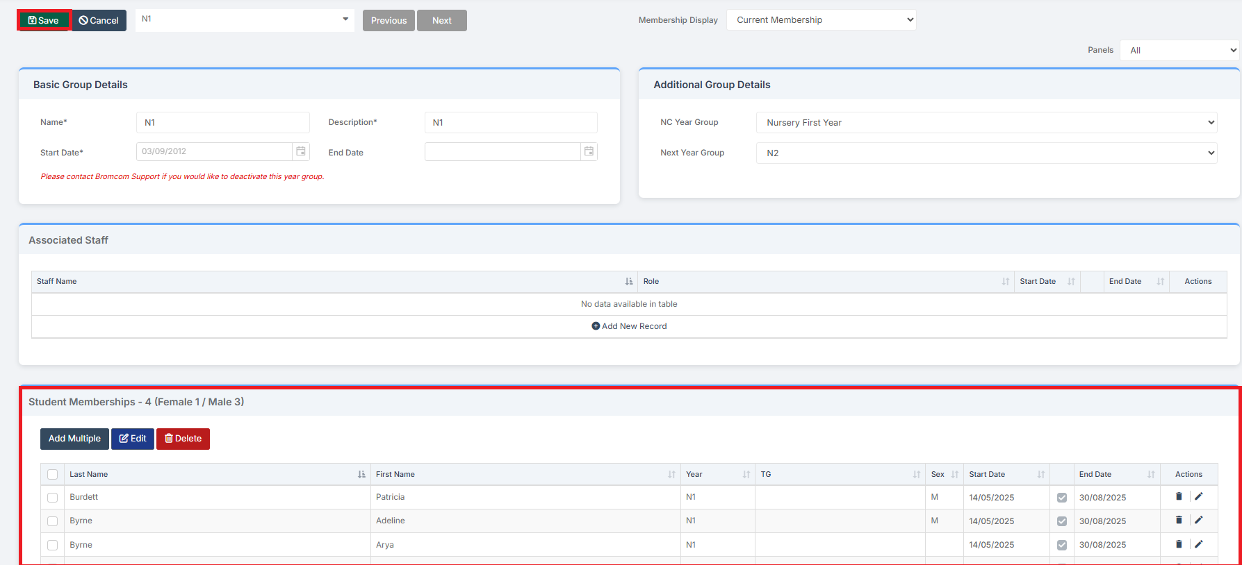 How To Add Students To Year Groups Using The Groups Module – Bromcom – Documentation Centre