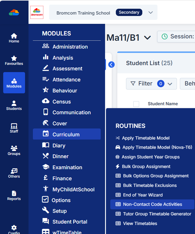 How to Manage Non Contact and Duty Codes for Staff – Bromcom ...