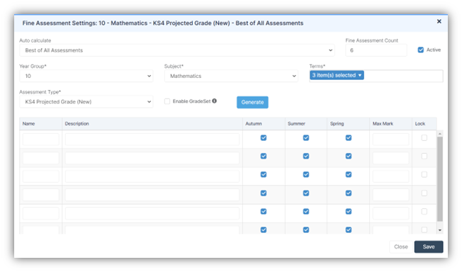 Setting Up Fine Assessment – Bromcom – Documentation Centre