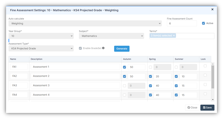 Setting Up Fine Assessment – Bromcom – Documentation Centre