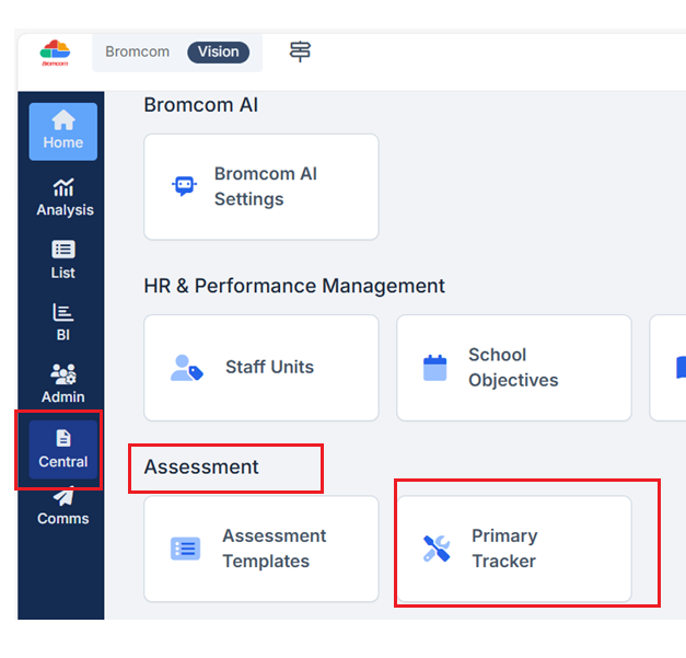 How to Distribute Primary Tracker Assessment Tracking Templates within ...
