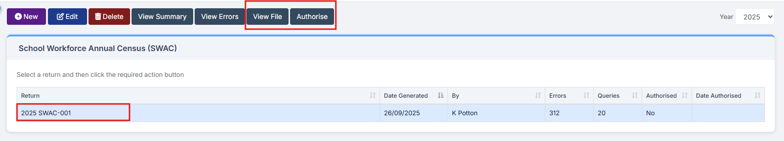 Wales School Workforce Annual Census (SWAC) Error Resolution Guide – Bromcom – Documentation Centre