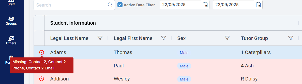 How to use the Student Data Quality Dashboard – Bromcom – Documentation ...