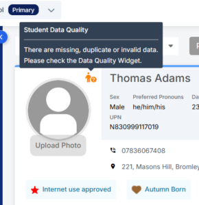 How to use the Student Data Quality Dashboard – Bromcom – Documentation ...