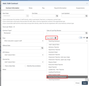 England 2025 School Workforce Census SWF Guide – Bromcom – Documentation Centre