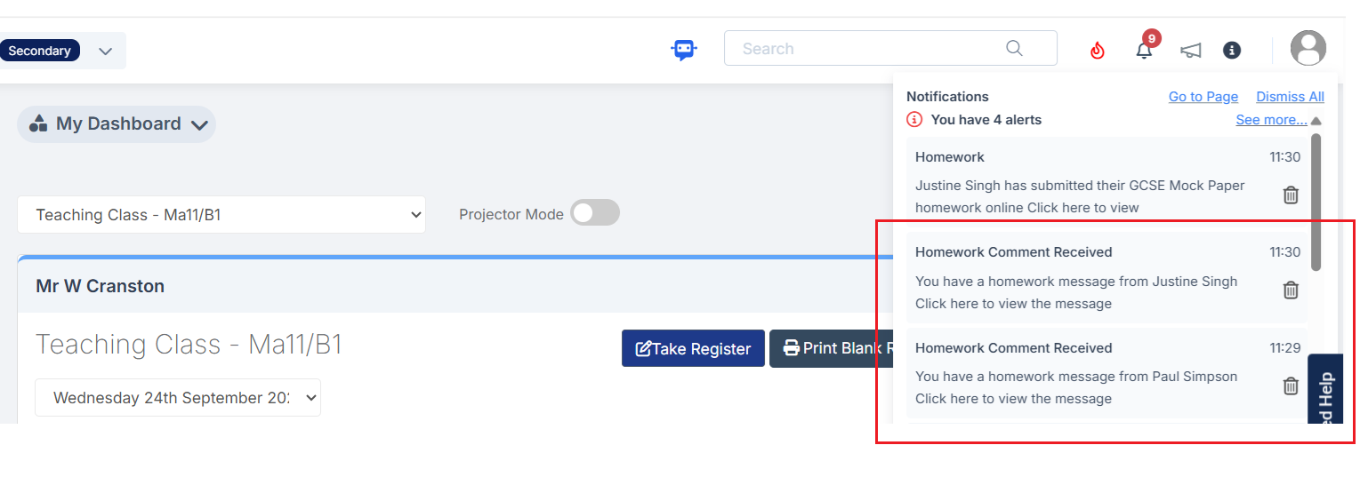 How to Send and Reply to Messages for Homework in Student Portal for a ...