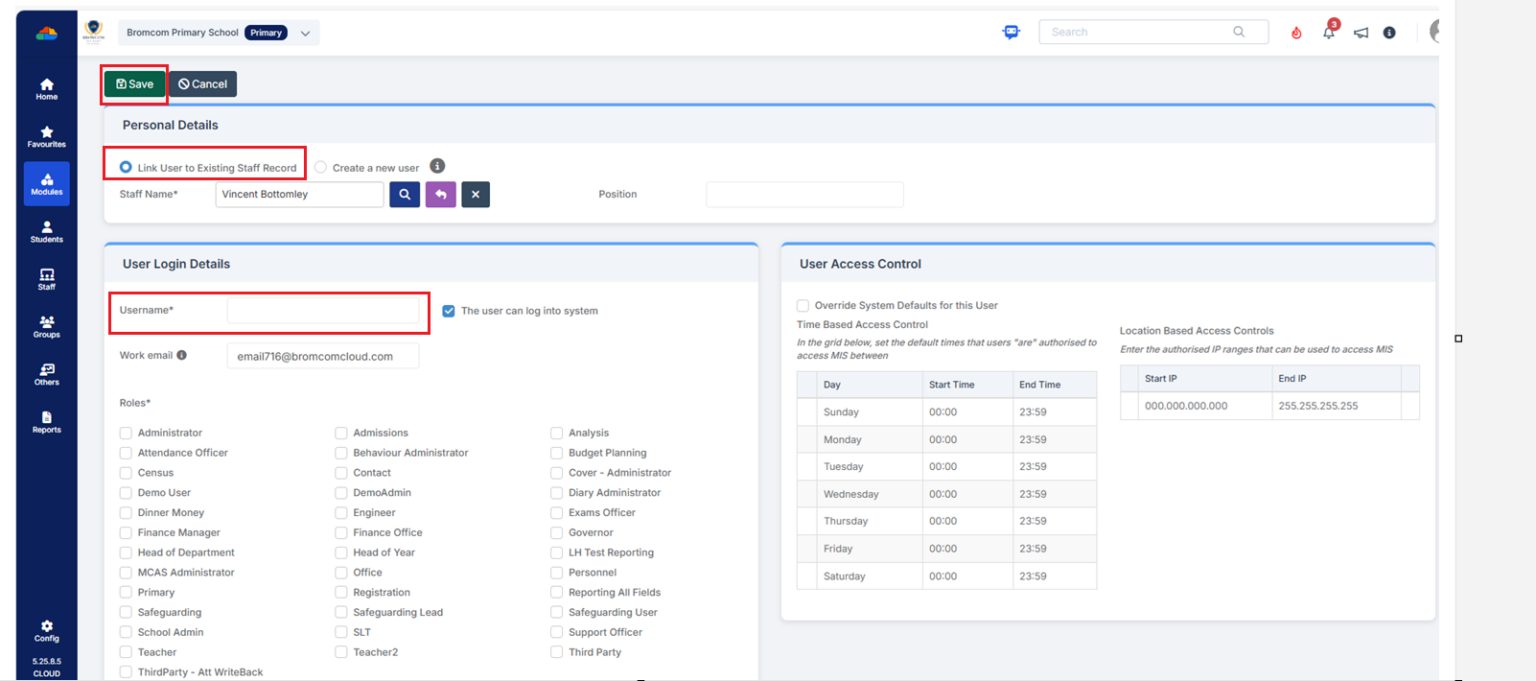 How to Create a Bromcom User Account – Bromcom – Documentation Centre