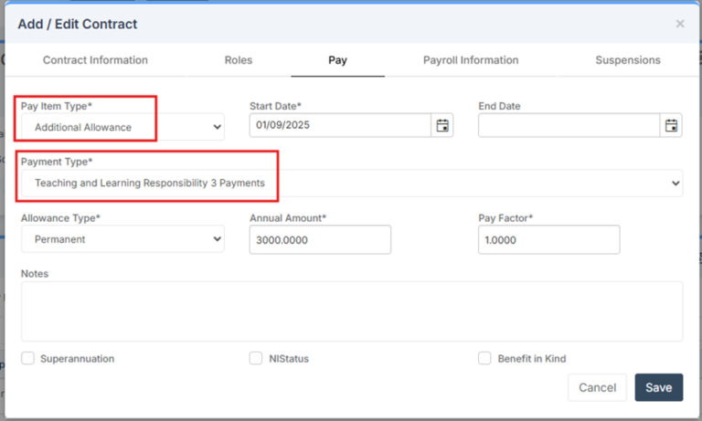 England 2025 School Workforce Census SWF Guide – Bromcom – Documentation Centre