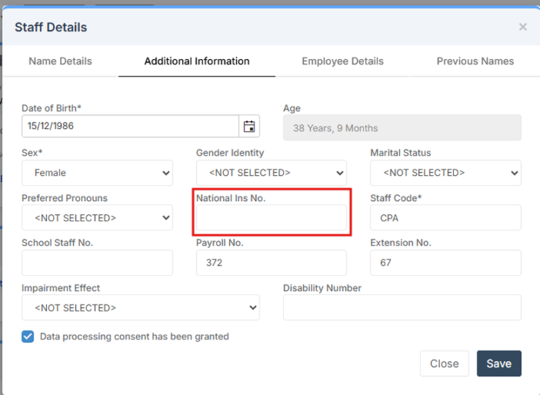 England 2025 School Workforce Census SWF Guide – Bromcom – Documentation Centre