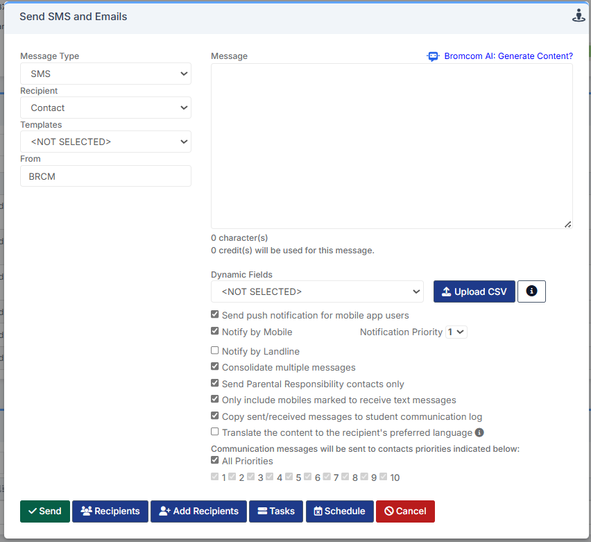 How to use the Communication Log in the Student Profile – Bromcom – Documentation Centre