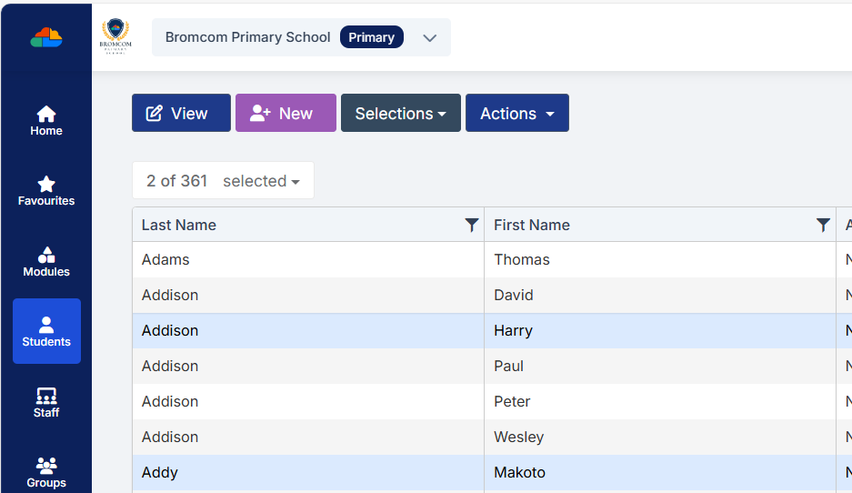 How to use the Communication Log in the Student Profile – Bromcom ...