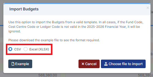 How to Import and Export Budgets in Cost Centre Allocation – Bromcom ...