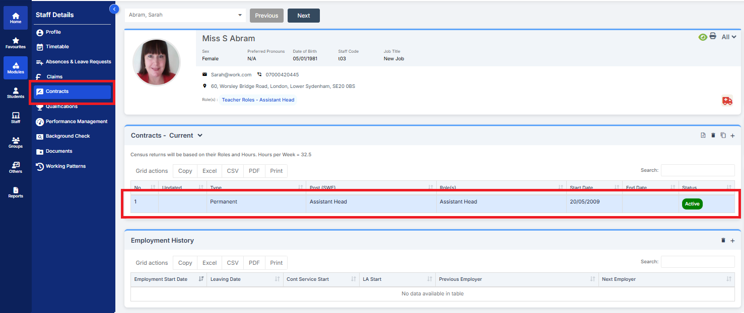 How to Check Staff Contract and Pay Details in Preparation for Using ...